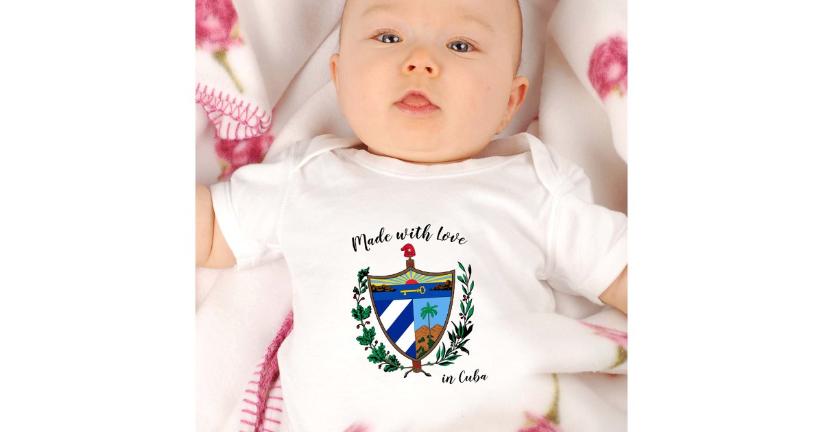 Aus Liebe in Kuba / kubanische Flagge Baby Strampler | Zazzle.at