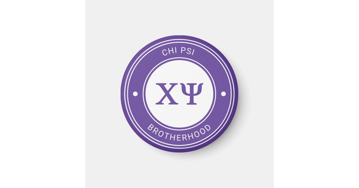 Chi Psi Badge Magnet | Zazzle.at