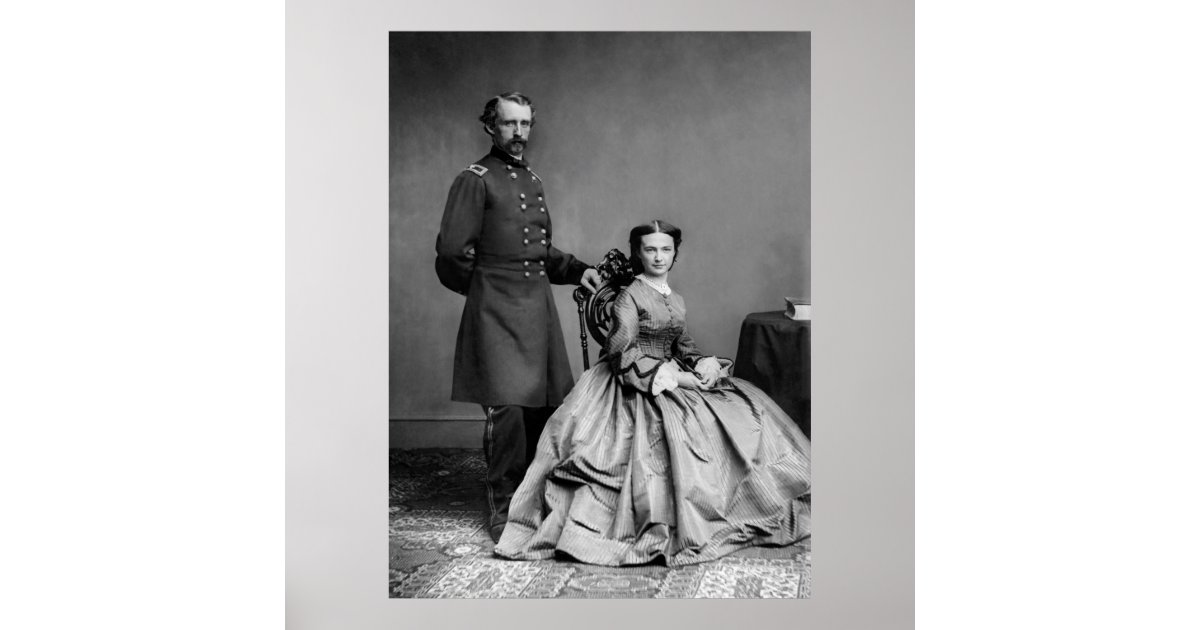 General Custer und seine Ehefrau Libbie Poster | Zazzle.at