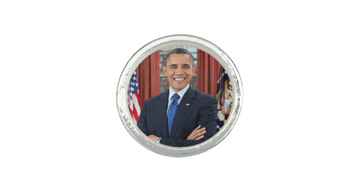 Oval Office Portrait, Obama Barack US-Präsident Ring | Zazzle.at