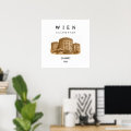 Personalisierte Wien Gasometer | Name & Jahr Poster | Zazzle.at