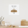Personalisierte Wien Rathaus | Name & Jahr Poster | Zazzle.at