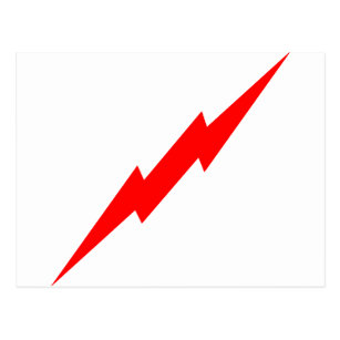 Roter Blitz Postkarten | Zazzle.at